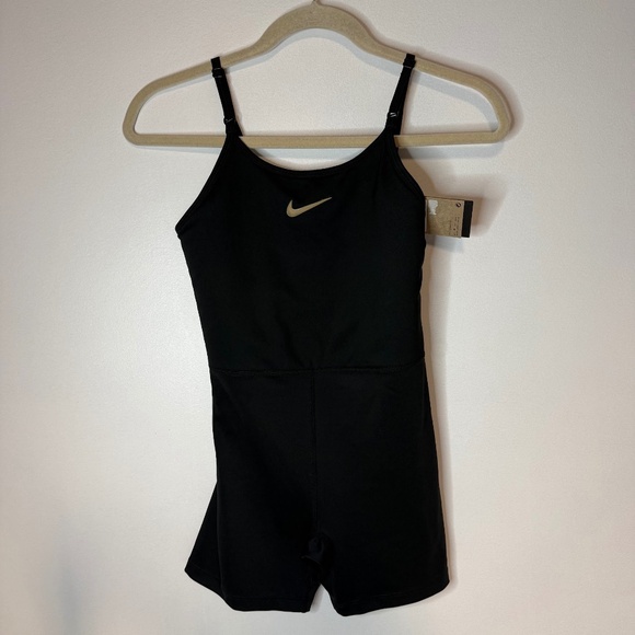 Nike | Bottoms | Nwt Nike Black Unitard Leotard One Piece Gymnastics ...